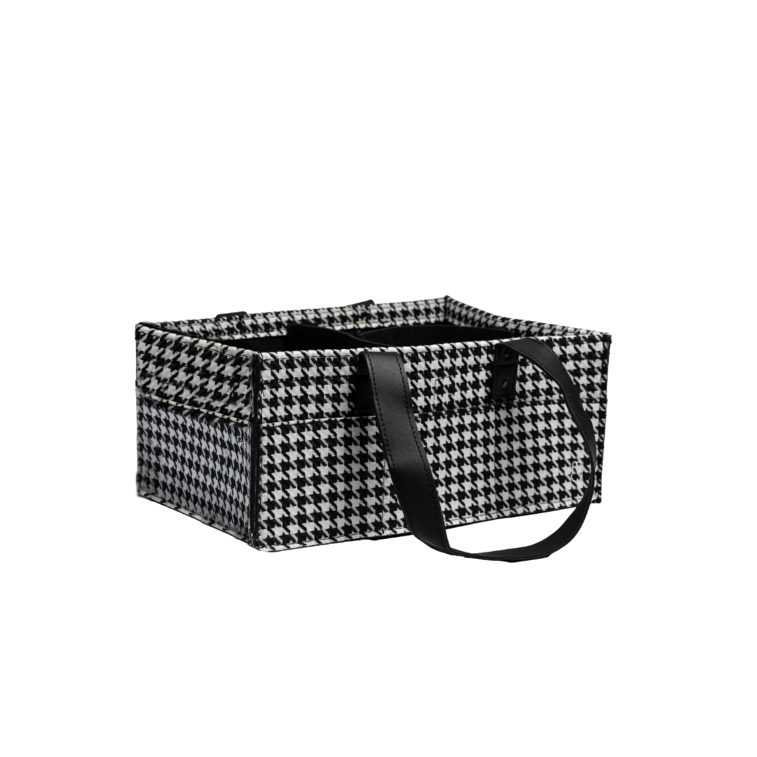 Bunnie Caddie - Mini Houndstooth Black